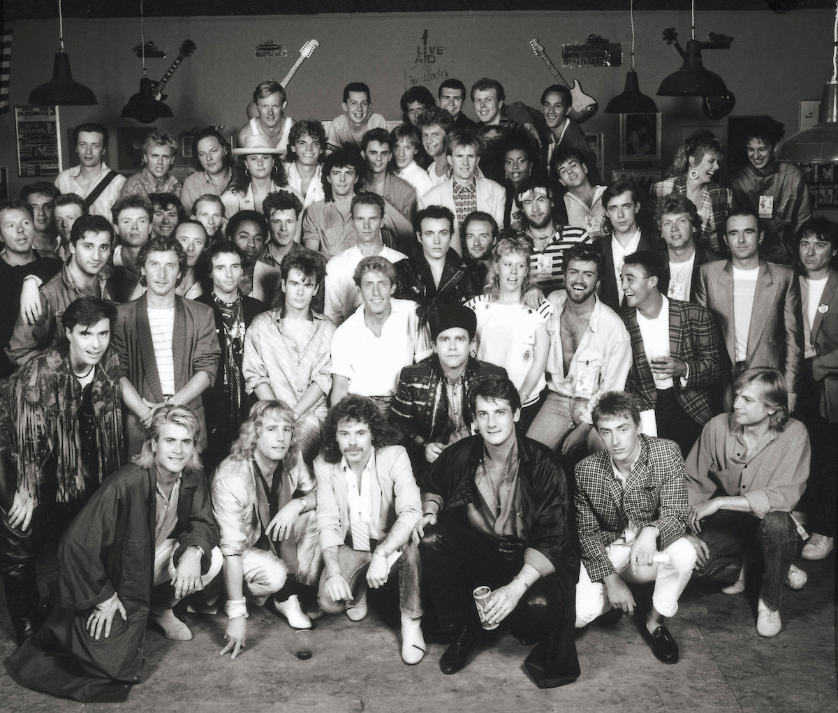 George Michael, ‘Live Aid 1985, Studio Portrait’ © Brian Aris at Proud ...