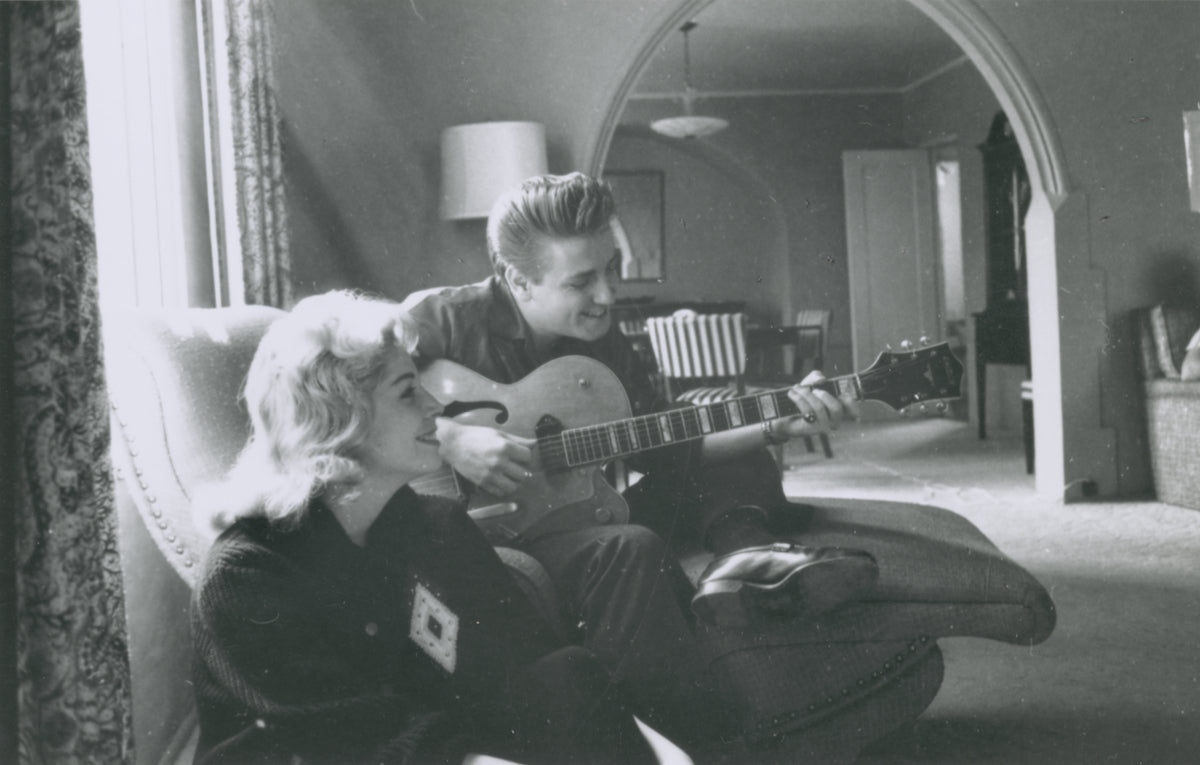 Eddie Cochran, Sharon Sheeley, ‘At Sharon’s Home’ © Eddie Cochran’s ...