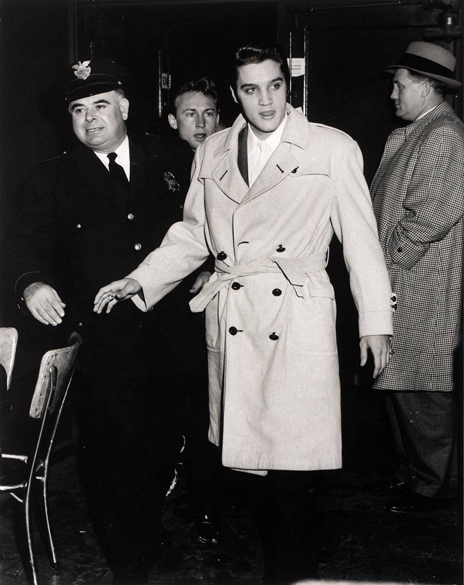 Elvis Presley, Nick Adams, ‘Elvis Enters’ © Lew Allen at Proud ...