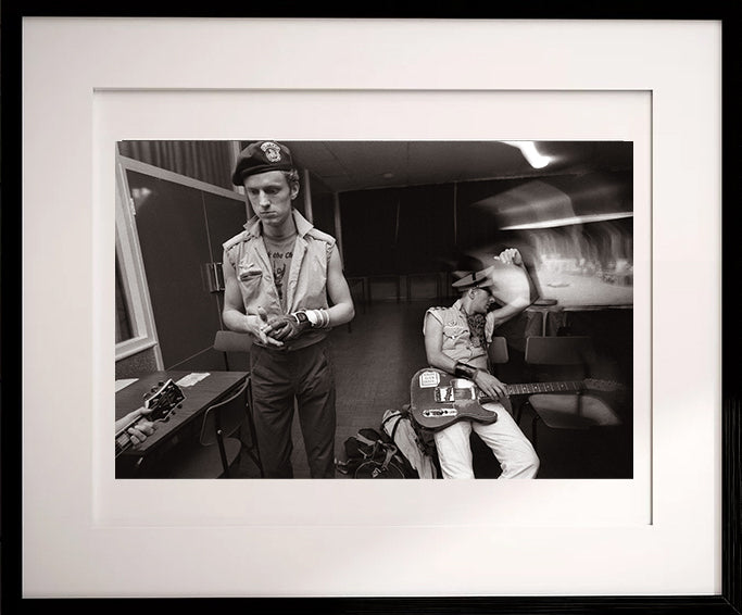 The Clash, ‘Backstage, Manchester Apollo, No.III’ © Adrian Boot at ...