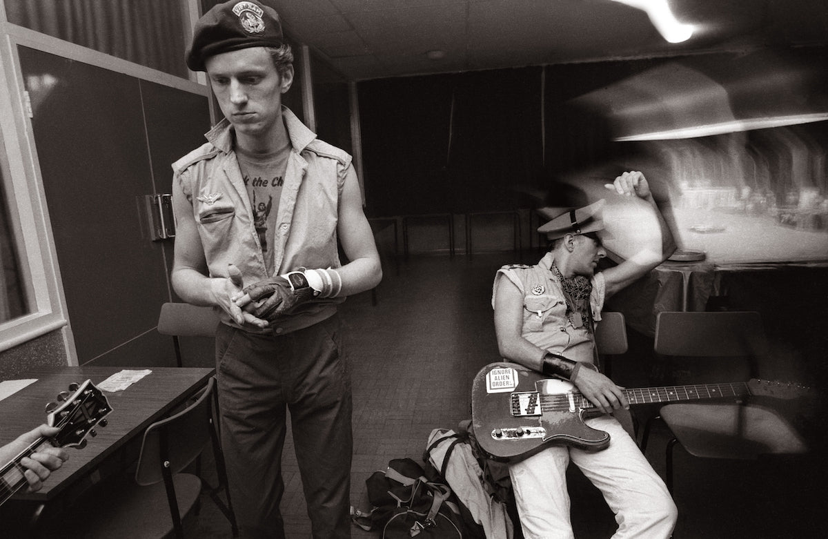 The Clash, ‘Backstage, Manchester Apollo, No.III’ © Adrian Boot at ...