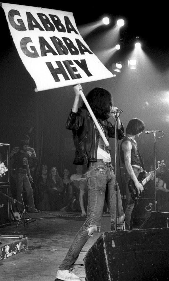 The Ramones, ‘Joey Ramone, Gabba Gabba Hey’ © Adrian Boot at Proud ...